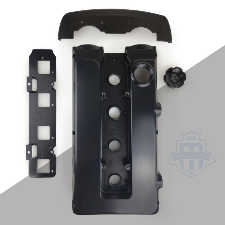 Magnus 4G63 Evo 4-9 Billet Valve Cover for Dry Sump or w/ Oil Cap ...