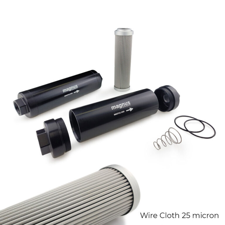 Magnus -12 ORB High Flow Fuel Filters 25 and 12 Micron – Magnus Motorsports